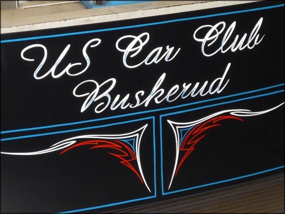 Pinstriping.no / Gallery / Lettering and Sign Writing
